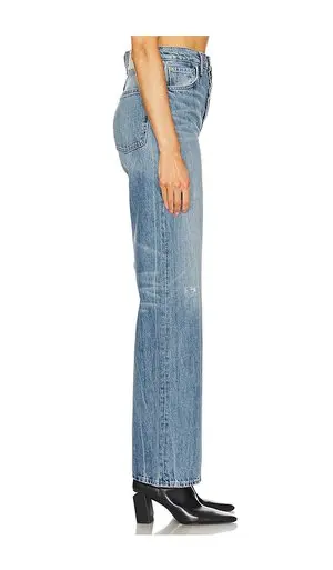 GRLFRND Brooklyn High-rise Straight Jeans