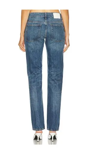 GRLFRND Isabel Low Rise Straight Jeans - Denim-medium