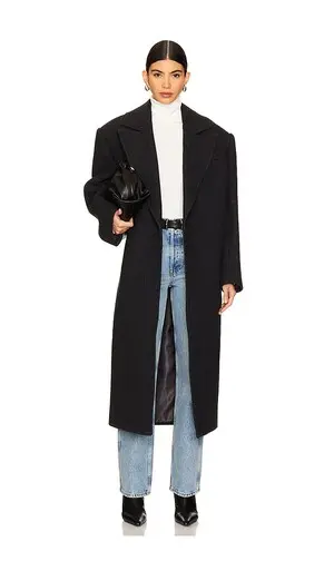 GRLFRND The Overcoat In Melton Fabric