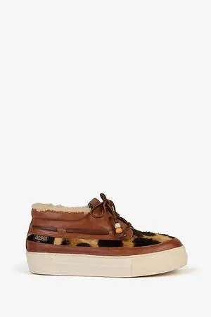 Penelope Chilvers Lumberjack Pony Wool-lined Sneakers