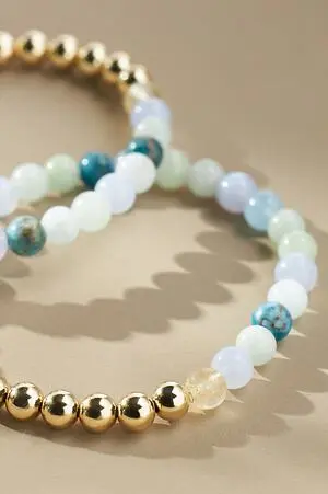 THE HEALER'S COLLECTION N 13 Boss / Confidence Bracelets, Set Of 2