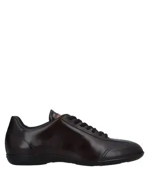 Santoni Leather Low-top Sneakers - Brown