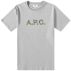 A.p.c. X Liberty Camo Logo T-shirt