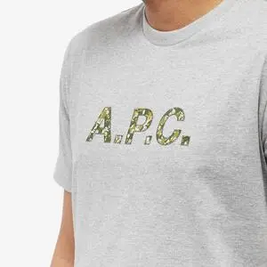 A.p.c. X Liberty Camo Logo T-shirt