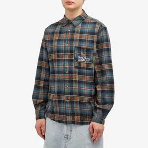 BUTTER GOODS Swirl Plaid Shirt