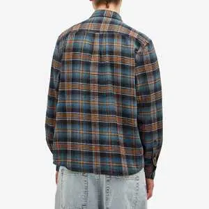 BUTTER GOODS Swirl Plaid Shirt