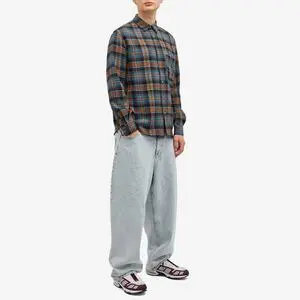 BUTTER GOODS Swirl Plaid Shirt