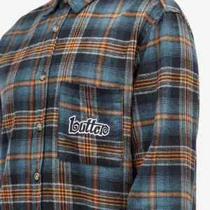 BUTTER GOODS Swirl Plaid Shirt
