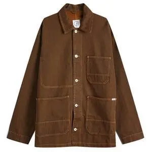 POLAR SKATE CO. Hickory Stripe Ezra Jacket - Rust