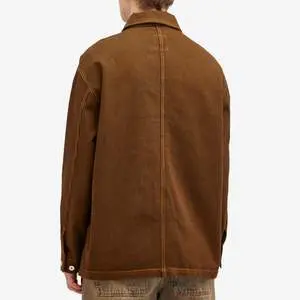 POLAR SKATE CO. Hickory Stripe Ezra Jacket - Rust