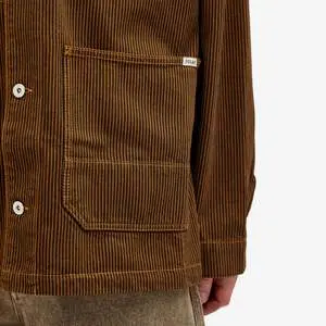 POLAR SKATE CO. Hickory Stripe Ezra Jacket - Rust