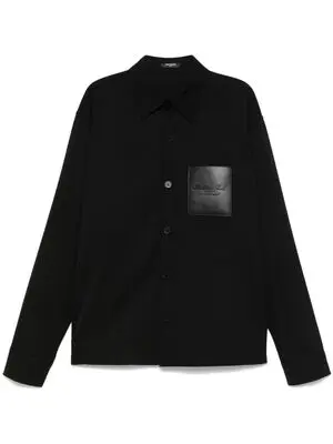 Balmain Logo-debossed Shirt
