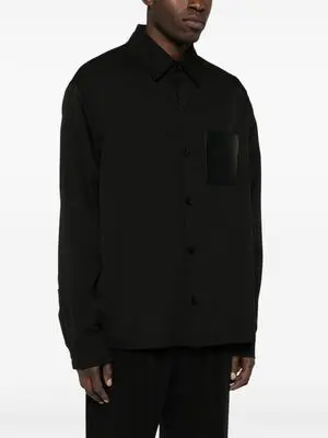 Balmain Logo-debossed Shirt