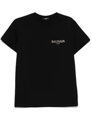 Balmain Logo-appliqué T-shirt
