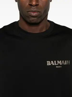 Balmain Logo-appliqué T-shirt