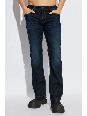 DIESEL Mid-rise Straight Leg Jeans