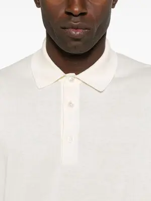 TOM FORD Cotton Polo Shirt - Neutrals