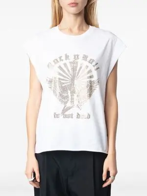 Zadig&Voltaire Cloe Top - White