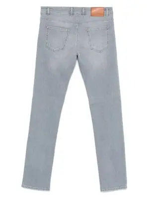 Canali Straight Leg Jeans - Grey