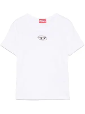 DIESEL® T-uncutie-long-od T-shirt - White