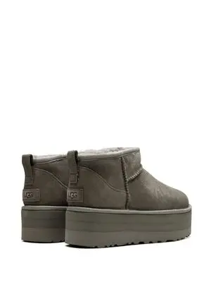 UGG Classic Ultra Mini Ankle Boots - Green