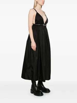 GANNI Duchesse Strap Midi Dress