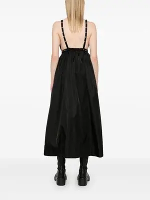GANNI Duchesse Strap Midi Dress