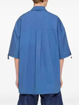 JW Anderson Quilted-pocket Polo Shirt - Blue