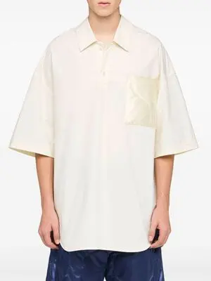JW Anderson Quilted-pocket Polo Shirt - White