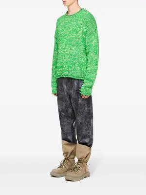 JW Anderson Tie-dye Knit Sweater - Green