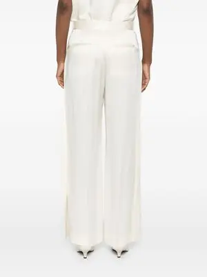 TOTEME Crepe De Chine Trousers - Neutrals