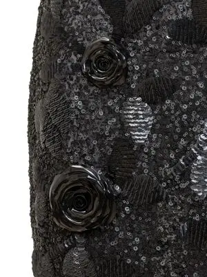DES_PHEMMES Sequin-embellished Midi Skirt