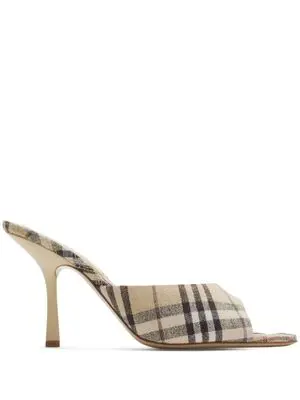 Burberry Stiletto Mules Clogs For Women