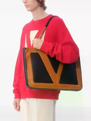 Valentino Garavani Crewneck Sweatshirt With Chez Print - Red