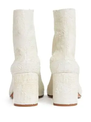 MAISON MARGIELA 80mm Tabi Ankle Boots - White
