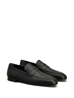 TOD'S Leather Loafers - Black