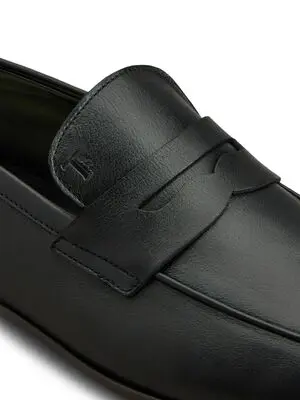 TOD'S Leather Loafers - Black