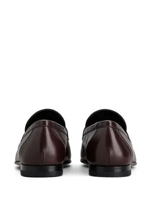 TOD'S Leather Loafers - Red