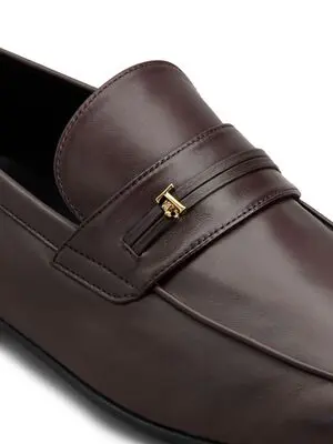 TOD'S Leather Loafers - Red