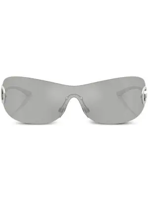 Dolce & Gabbana Shield-frame Sunglasses - Silver