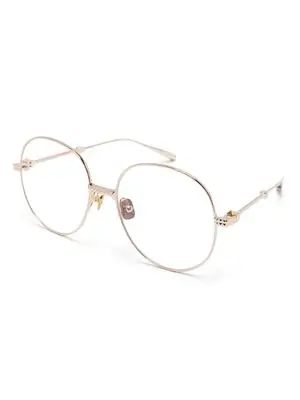 Valentino Garavani V-stud Iii Eyeglasses - Gold