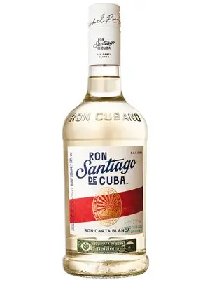 RON SANTIAGO DE CUBA Carta Blanca Rum - Cuba