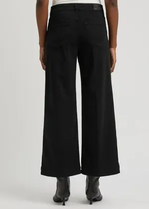 Paige Vanessa Cropped Wide-leg Jeans