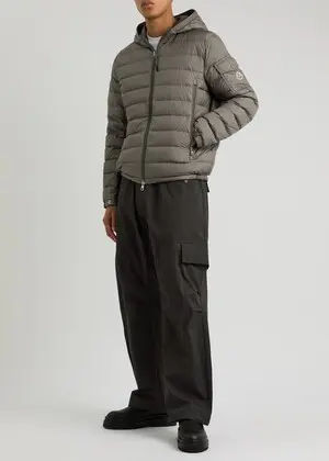 Moncler Galion Quilted Shell Jacket - Brown