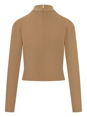 Michael Kors Mock-neck Ribbed Jumper