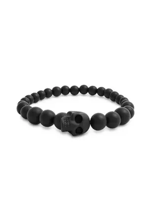 Alexander McQueen Skull Beaded Bracelet