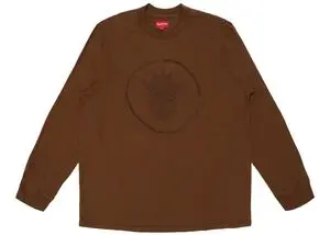 Supreme Crest Long Sleeve Top - Brown