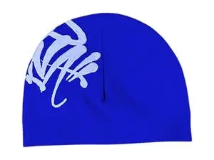 SYNA JEWELS Logo Skull Beanie - Blue