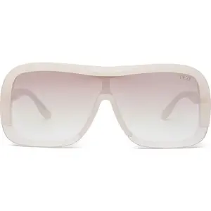 Dezi Afters Shield Sunglasses - Afters Milky Cream/light Bro