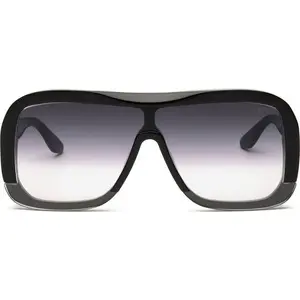Dezi Afters Shield Sunglasses - Black / Black Faded
